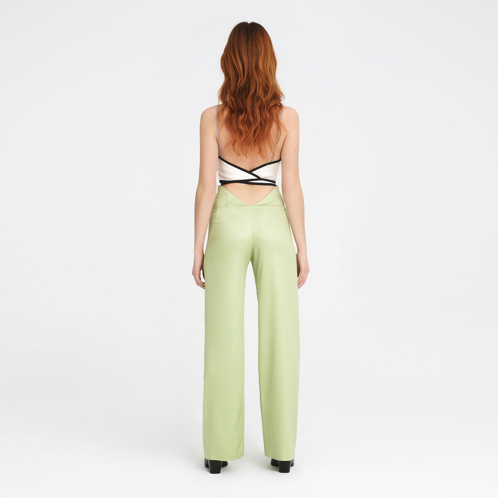 SEAMLESS PANTS LIGHT GREEN | HELENA MAGDALENA
